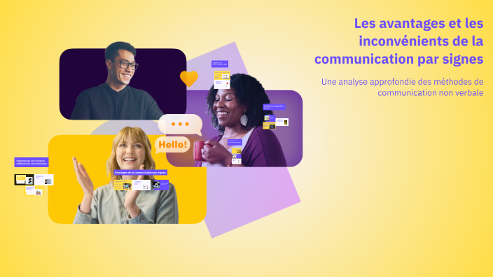 Les avantages et les inconvénients de la communication par signes by ...