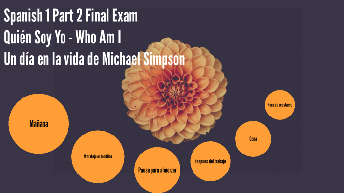 Spanish 1 Part 2 Final Exam Quién Soy Yo - Who Am I by Michael Simpson ...