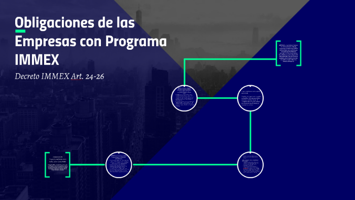 Obligaciones de las Empresas con Programa IMMEX by Nallely Alvarado on ...