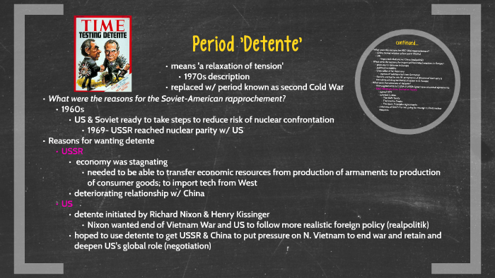 Chapter 13:Why did Detente End In A Second Cold War? by Kyla Ridley on ...