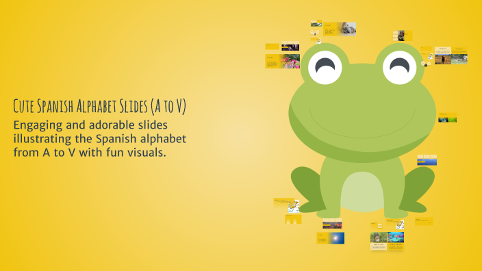 Cute Spanish Alphabet Slides (A to V) by Emily Martinez on Prezi