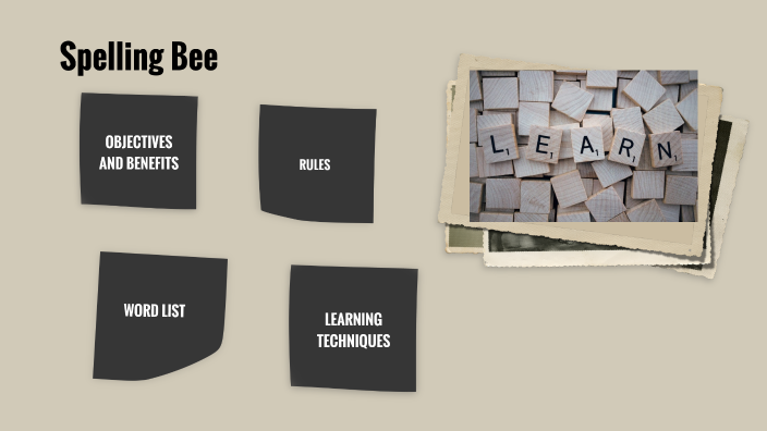 spelling bee by Pau Alba on Prezi