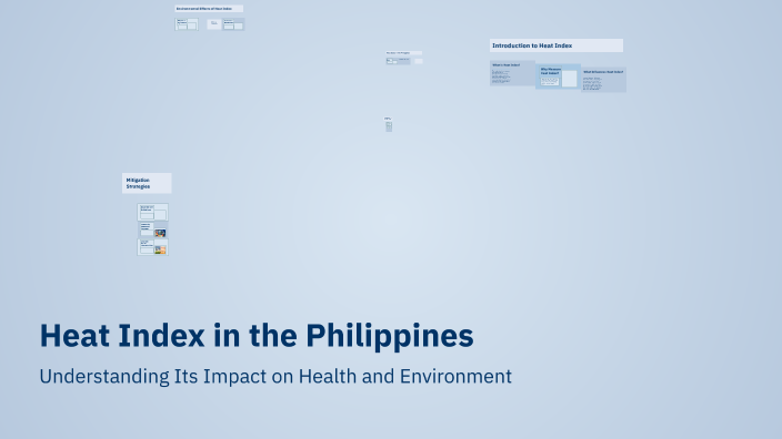 Heat Index in the Philippines by Aira Nicole C. Atienza on Prezi
