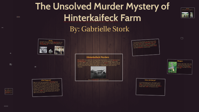 The Unsolved Murder Mystery of Hinterkaifeck Farm by Gabrielle S. on Prezi