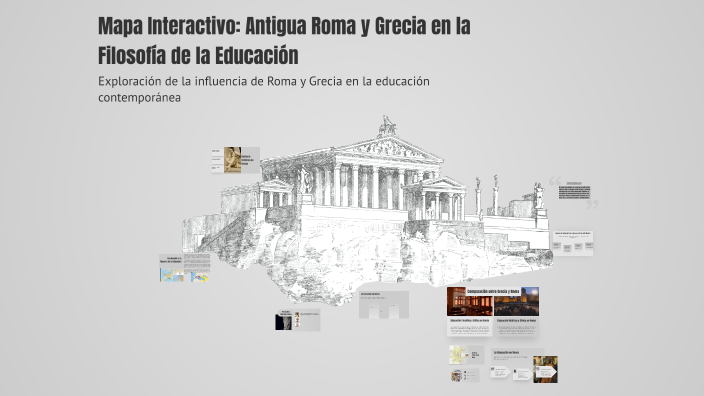 Mapa Interactivo: Antigua Roma y Grecia en la Filosofía de la Educación ...