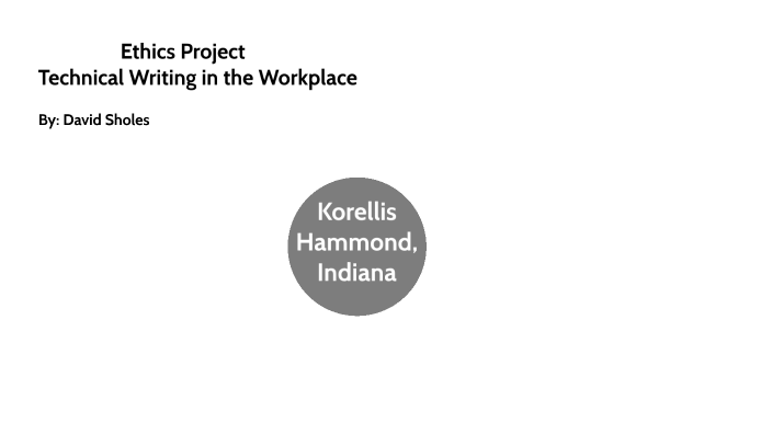 Ethics Project by David Sholes on Prezi