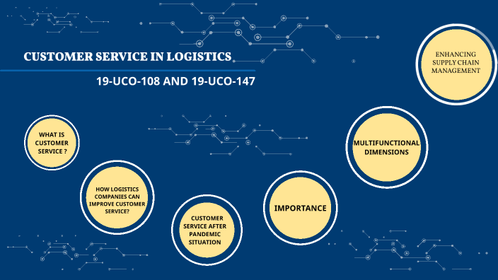 CUSTOMER SERVICE IN LOGISTICS by RAMASWAMY T.S. on Prezi