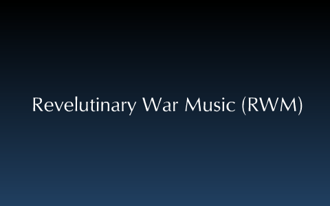 Revolutionary War Music by middlecsea tplc