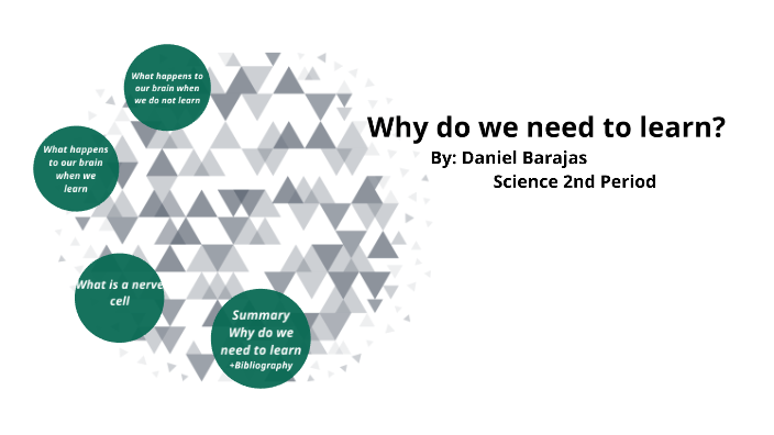 Why do we need to learn? by Jorge Barajas on Prezi