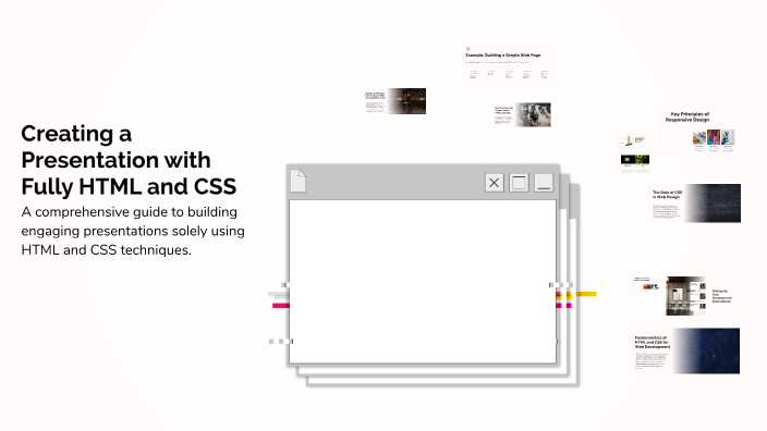 Creating a Presentation with Fully HTML and CSS by Patel Hit on Prezi