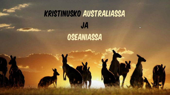 Kristinusko Australiassa ja Oseaniassa by Anette Jeremejew on Prezi