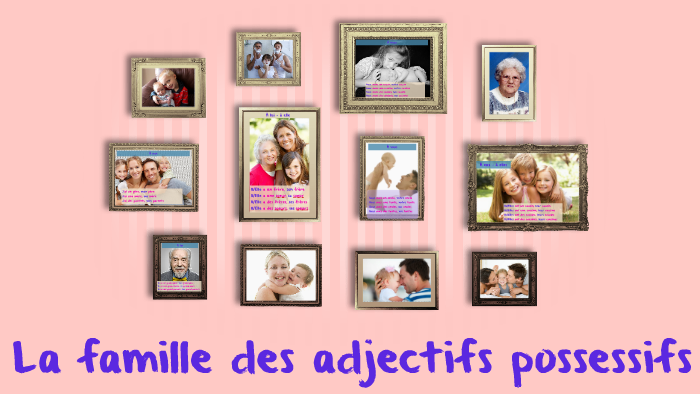 La famille des adjectifs possessifs by Nickie Poulakis