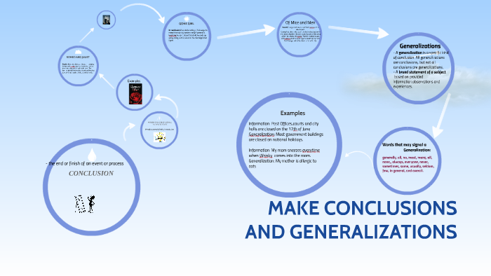 MAKE CONCLUSIONS AND GENERALIZATIONS by Keren Belitor on Prezi