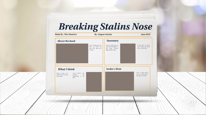 Breaking Stalins Nose by Mia Monteiro on Prezi