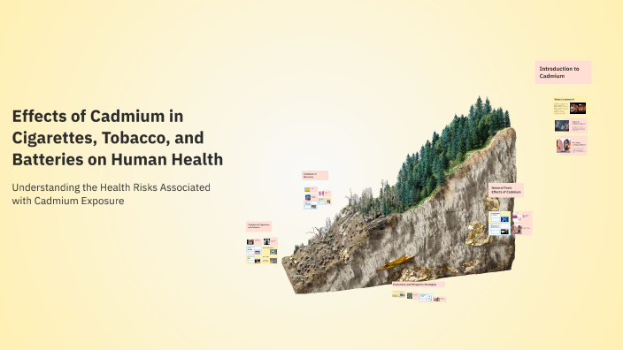 Effects of Cadmium in Cigarettes, Tobacco, and Batteries on Human ...