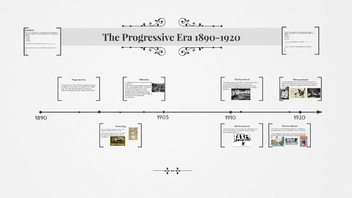 The Progressive Era 1890-1920 by Katelyn Foster on Prezi