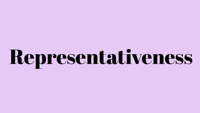 Representativeness by Sam B on Prezi
