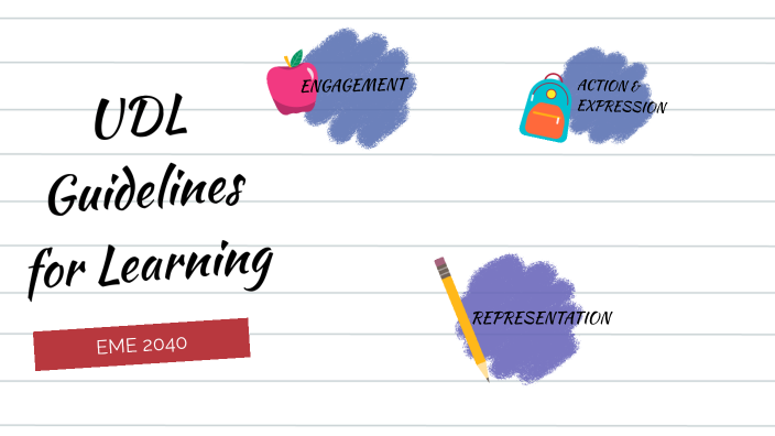 UDL Guidelines for Learning by Amber Yoder on Prezi
