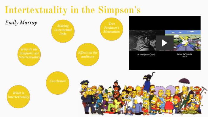 Intertextuality in the Simpson's by Emily Murray on Prezi