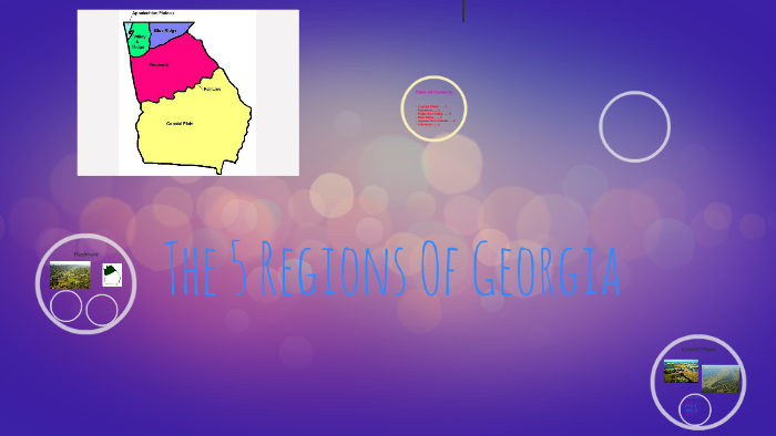 The 5 Regions Of Georgia by Tzena Thompkins on Prezi