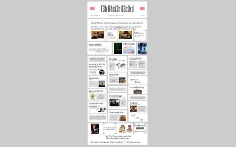 H4ck3r Chr0n1cl3 by Geeks Without Bounds on Prezi