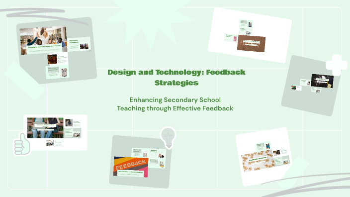 Design and Technology: Strategies for Effective Feedback in Secondary ...