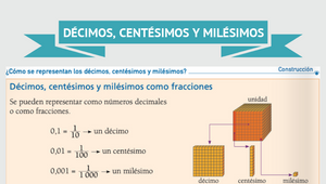 C-DÉCIMOS, CENTÉSIMOS Y MILÉSIMOS by Nery Vera on Prezi Design