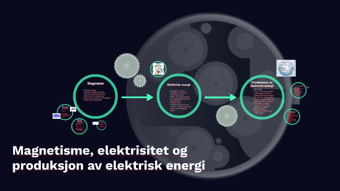 Magnetisme, elektrisitet og produksjon av elektrisk energi by Arin ...