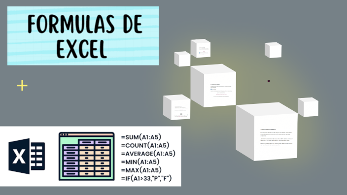 Fórmulas en Excel by Bone Garcia Ana Salome on Prezi