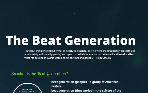 The Beat Generation by Shannon Mooney on Prezi