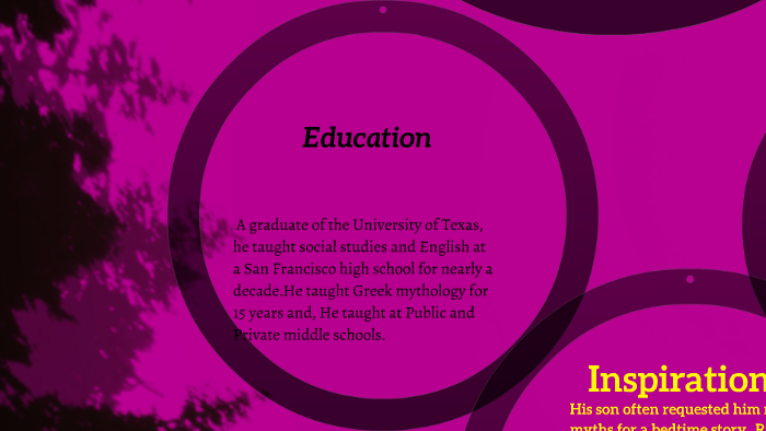 Rick Riordan by Hayden Watters on Prezi