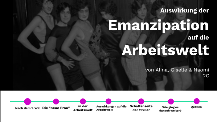 Emanzipation der Frau und die Arbeitswelt by Naomi Bannwart on Prezi