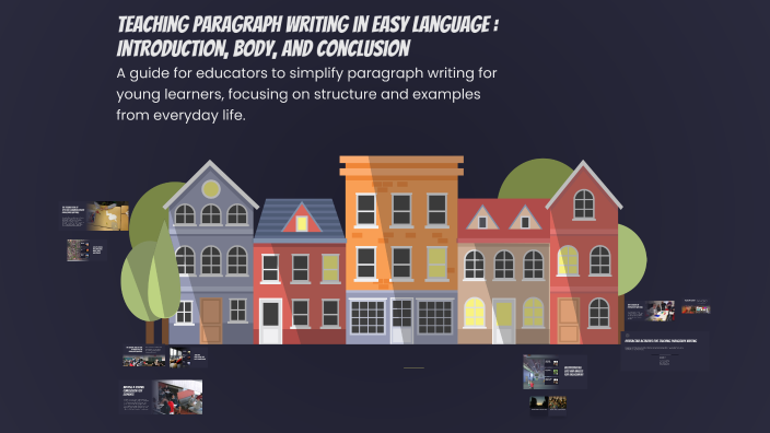 Teaching Paragraph Writing in easy language : Introduction, Body, and ...
