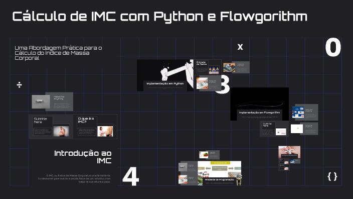 Cálculo de IMC com Python e Flowgorithm by Andreyna Viana on Prezi