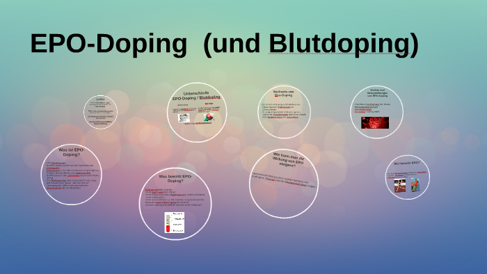 EPO-Doping (Blutdoping) by Marcel Schäfer on Prezi