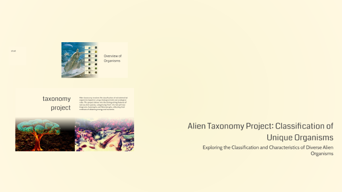 Alien Taxonomy Project: Classification of Unique Organisms by Jake ...