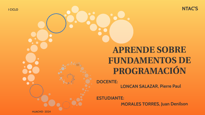 APRENDE SOBRE FUNDAMENTOS DE PROGRAMACIÓN by JUAN DENILSON MORALES ...