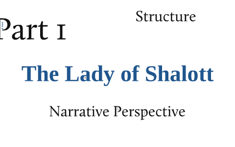 The Lady Of Shalott by Kate Gilbertson
