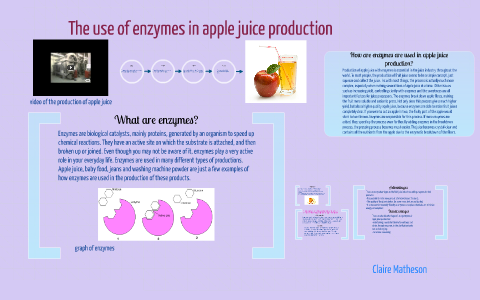 The use of enzymes in apple juice production by Claire Matheson on Prezi
