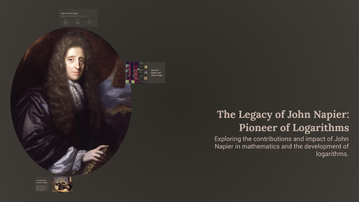 The Legacy of John Napier: Pioneer of Logarithms by Belkıs Mıhcı on Prezi