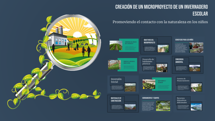 Creación de un microproyecto de un invernadero escolar by Maria Jose aliaga on Prezi