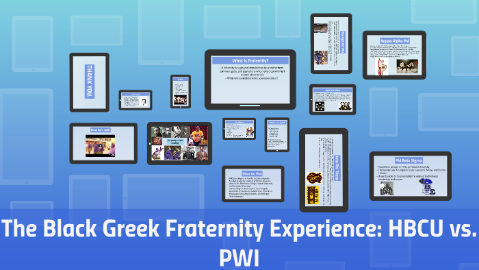 The Black Greek Fraternity Experience: HBCU vs. PWI by Dashawn Cribbs ...