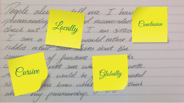 Cursive Handwriting by Felipe Cortez on Prezi