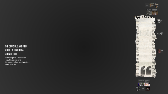 The Crucible and Red Scare: A Historical Connection by RUBEN TORRES on ...