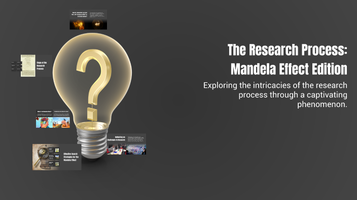 The Research Process: Mandela Effect Edition by Michael Braun on Prezi