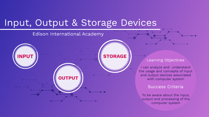 ICT Chapter 2 & 3 Input, Output & Storage Device by Althaf Mubin on Prezi