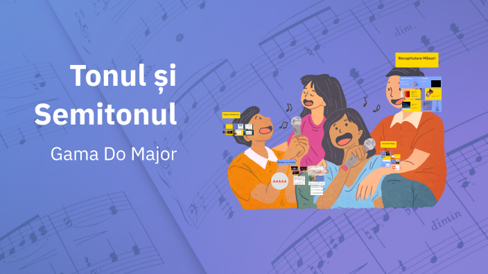 Tonul și Semitonul Gama Do major/La minor by Alexandra Mădălina on Prezi