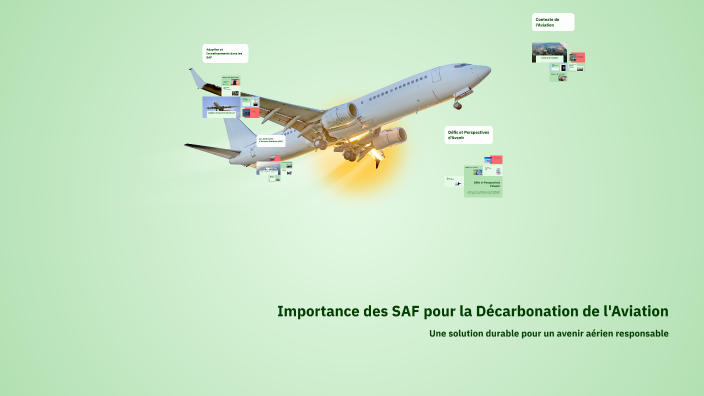 Importance des SAF pour la Décarbonation de l'Aviation by Emmanuel ...