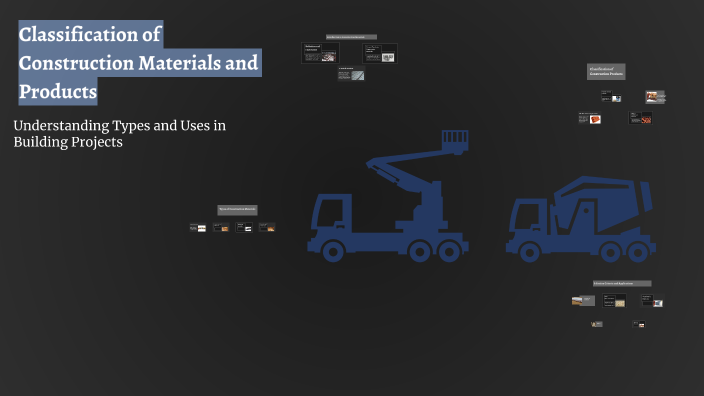 Classification of Construction Materials and Products by Андрей Юрьев ...