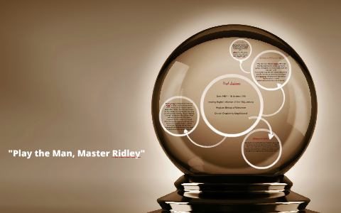 Play the Man, Master Ridley" by Lacey Koeleman on Prezi